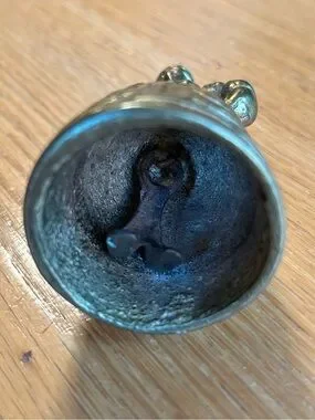 Accents | Antique Brass Elizabethan Fancy Lady Bell With Boot Clapper ...